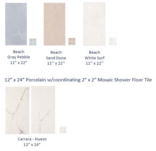 Wall Tile Options - Fildi Interiors & DesignFildi Interiors & Design